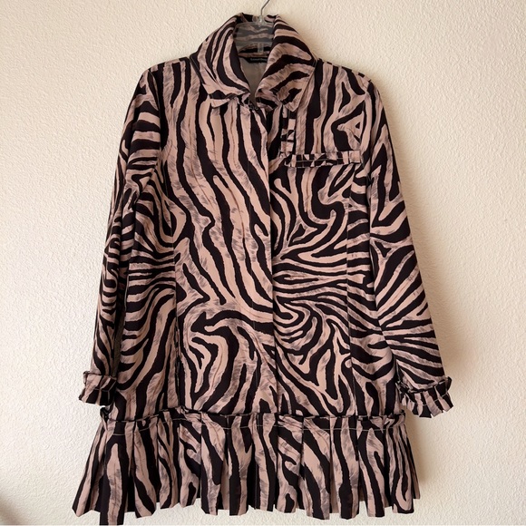 Samuel Dong | Jackets & Coats | Samuel Dong Tiger Animal Print Light ...